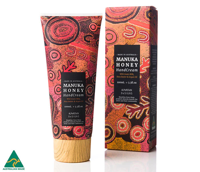 Manuka Honey Hand Cream with Goats Milk, Shea Butter & Argan Oil ...